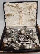 ASSORTED SILVER PLATE FLATWARE - Isabell Auction