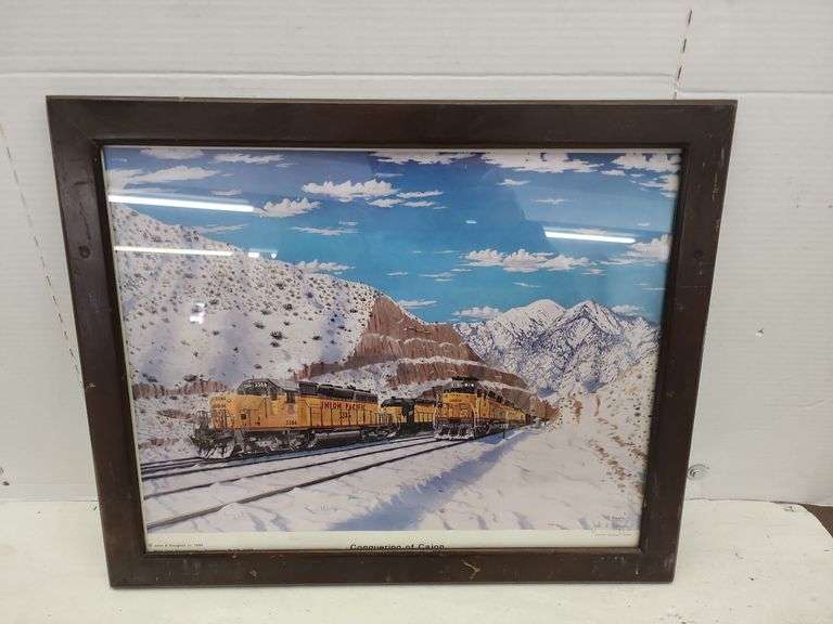 UNION PACIFIC TRAIN PRINT - Isabell Auction