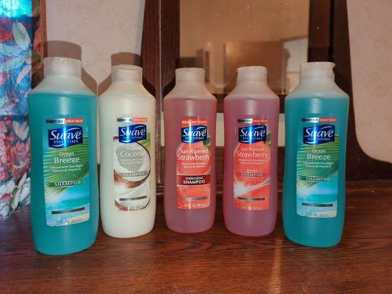(5) 30-OZ. BOTTLES SUAVE ESSENTIALS SHAMPOO - Isabell Auction