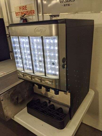 VITALITY FOOD SERVICE LIGHTED COMM. 4-DRINK EXPRESS DISPENSER - Isabell ...