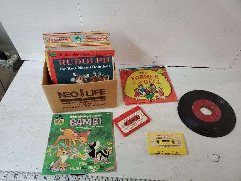 ASSORTED READ ALONG RECORDS - Isabell Auction
