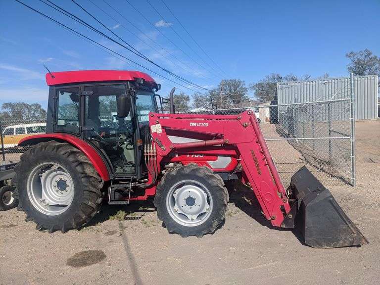 2006 TYM T700 70-HP. DIESEL TRACTOR WITH LT700 LOADER (SHOWING: 742 ...
