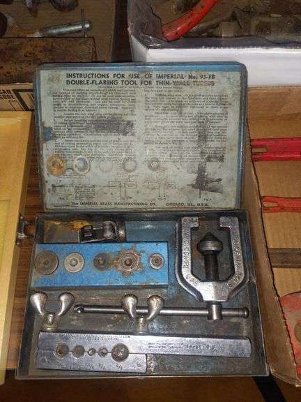IMPERIAL DOUBLE FLARING TOOL KIT - Isabell Auction
