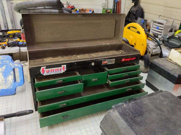 8-DRAWER BENCH TOP TOOL BOX WITH TOP STORAGE - Isabell Auction