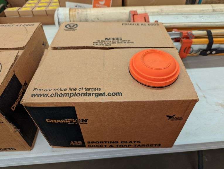 CASE OF (135) CHAMPION SPORTING CLAYS - Isabell Auction