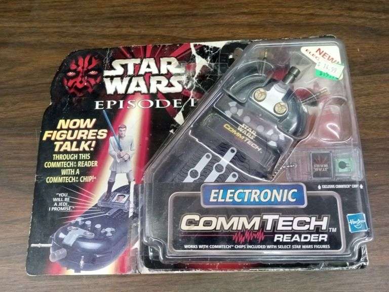 STAR WARS ELECTRONIC COMMTECH READER W/ COMMTECH CHIP (UNSEALED ...