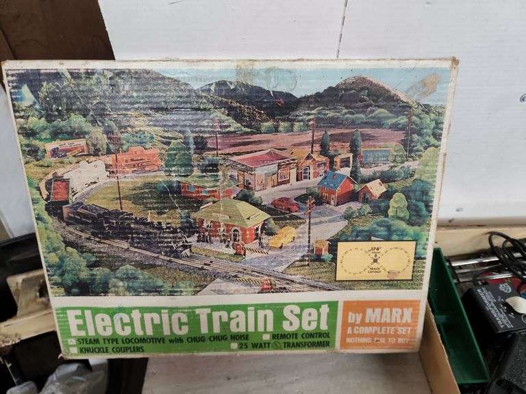 VINTAGE MARX ELECTRIC TRAIN SET - Isabell Auction