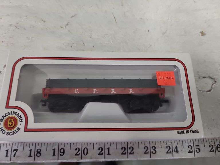 BACHMANN H.O. SCALE C.P.R.R. 34 FT. OLD TIME GONDOLA CAR - Isabell Auction