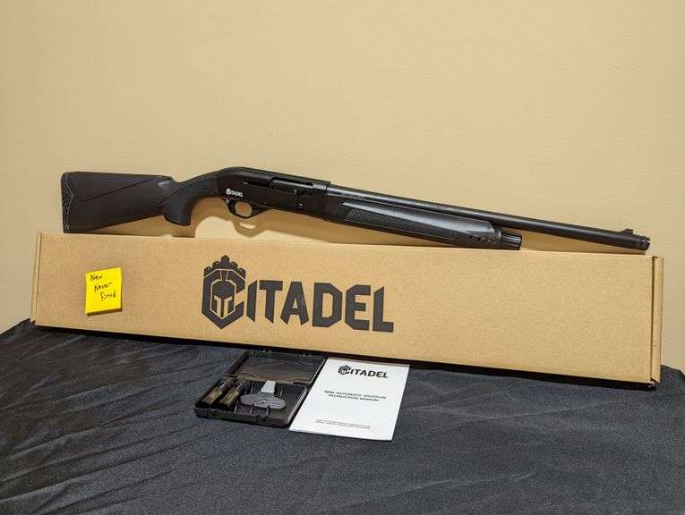 CITADEL 12-GA. (3") SHOTGUN (NEW...NEVER FIRED) - Isabell Auction