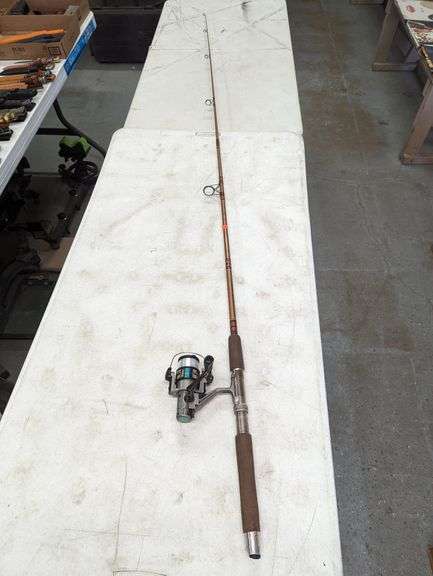 ZEBCO SUNDOWNER FISHING ROD WITH DAIWA REEL - Isabell Auction