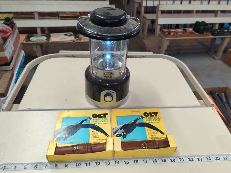 OLT #77 LONG RIVER GOOSE & #800 BIG BAY GOOSE CALLS & COLEMAN MAX ...