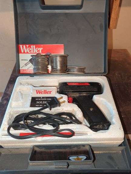 WELLER SOLDERING GUN & SOLDER - Isabell Auction