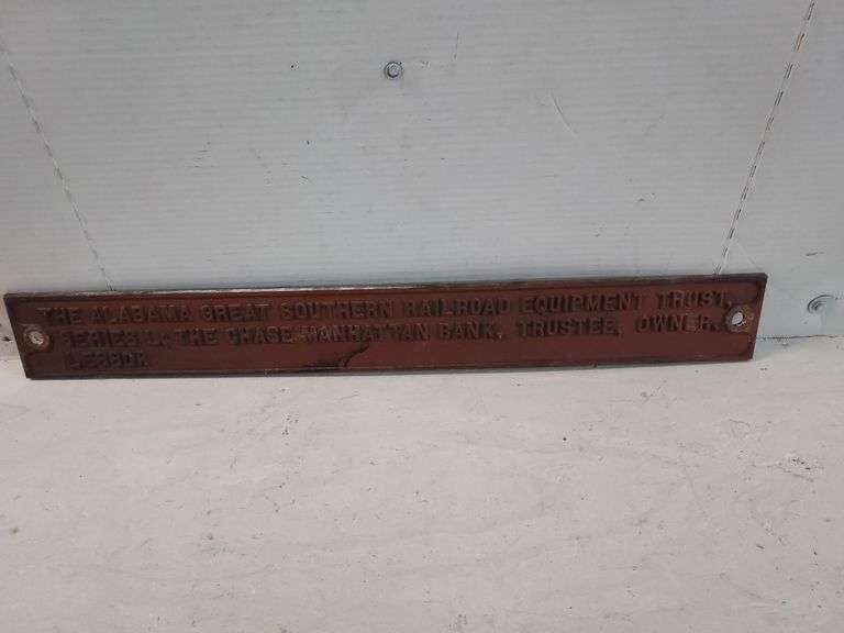 27 " VINTAGE BANK SIGN - Isabell Auction