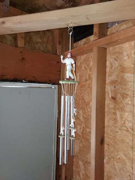 BASEBALL WIND CHIME - Isabell Auction