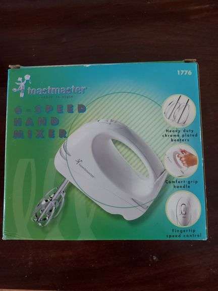 TOASTMASTER 6 SPEED HAND MIXER - Isabell Auction
