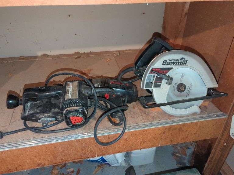 SAND CAT BELT SANDER, CRAFTSMAN ELEC. DRILL, & CRAFTSMAN 7-1/4 ...