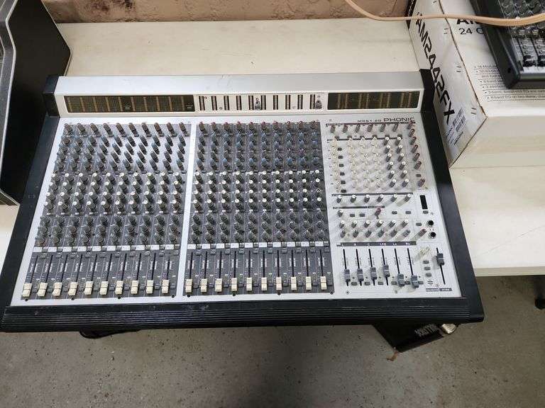 PHONIC MRS1-20 MIXER (NO POWER CORD, UNTESTED) - Isabell Auction
