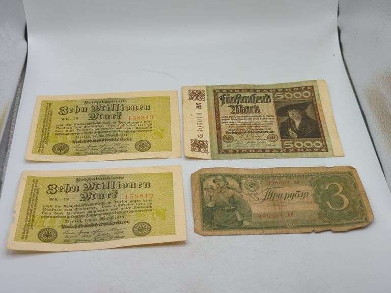 ASST'D VINTAGE FOREIGN CURRENCY - Isabell Auction