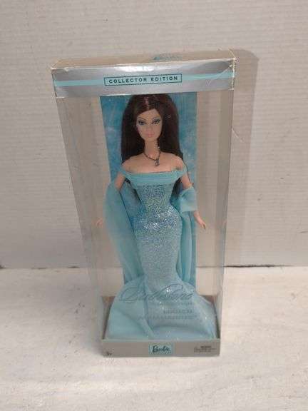 MARCH AQUAMARINE BIRTHSTONE BARBIE - Isabell Auction