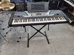 YAMAHA PSR-GX76 KEYBOARD WITH STAND & CASE (WORKS) - Isabell Auction