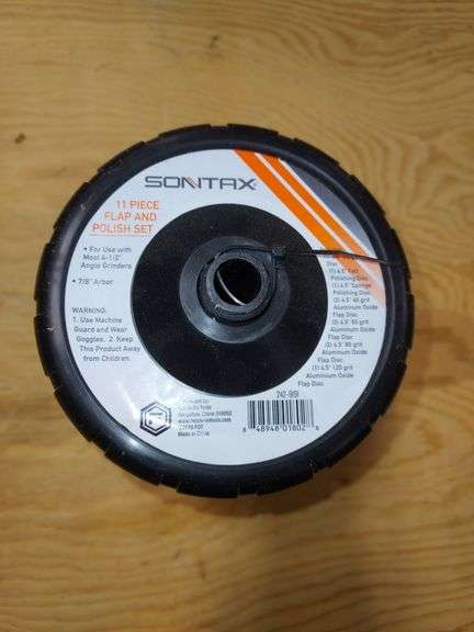 SONTAX 11 PIECE FLAP AND POLISH SET - Isabell Auction