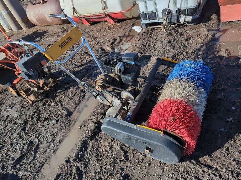 SWEEPSTER GAS POWERED BRUSH SWEEPER (TURNS OVER) - Isabell Auction