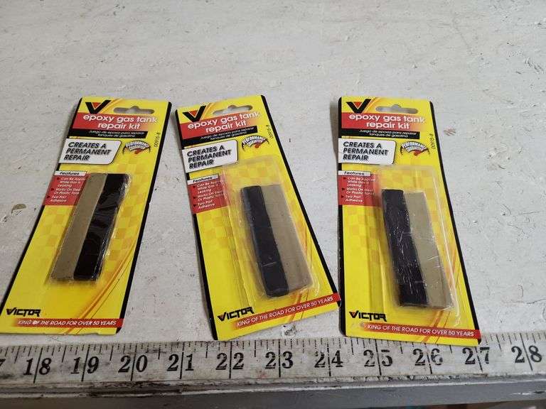 3 CT. EPOXY GAS TANK REPAIR KITS - Isabell Auction