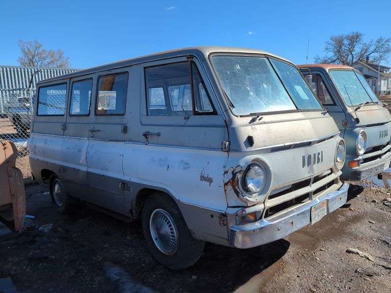 1966 DODGE A100 SPORTSMAN VAN (225 SLANT 6 WITH 727 TORQUEFLITE ...