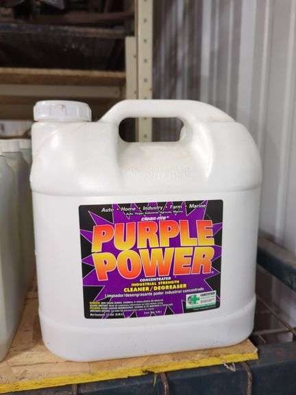 (1) 2.5-GALLON PURPLE POWER CONCENTRATED INDUSTRIAL STRENGTH CLEANER ...