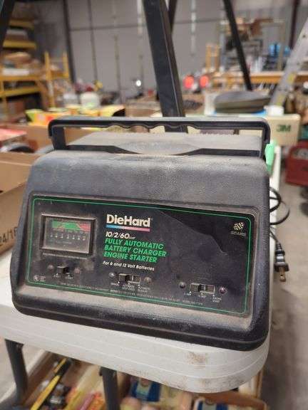 DIEHARD 6V & 12V BATTERY CHARGER/ENGINE STARTER - Isabell Auction