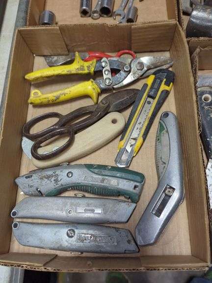 ASST'D UTILITY KNIVES & SNIPS - Isabell Auction