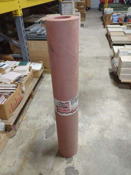 36" X 500-SQ. FT. ROLL RED ROSIN PAPER - Isabell Auction