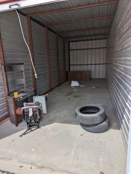 STORAGE UNIT #123 (10X30) (BUYING IN ENTIRETY) (MUST BE VACANT BY 05/06 ...
