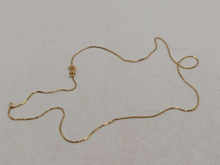NECKLACE CHAIN (MARKED: R&B 10K) - Isabell Auction