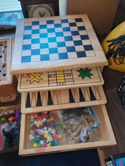 MULTI GAME DRAWER BOARD - Isabell Auction
