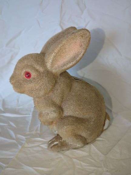 VINTAGE 8" TALL RABBIT BANK - Isabell Auction