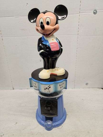 23-1/2 TALL MICKEY MOUSE GUMBALL MACHINE - Isabell Auction
