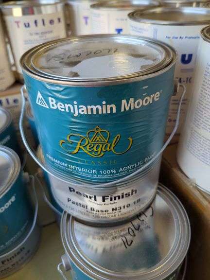 1-GALLON BENJAMIN MOORE INTERIOR ACRYLIC PAINT (COLOR: SHERWIN-WILLIAMS ...