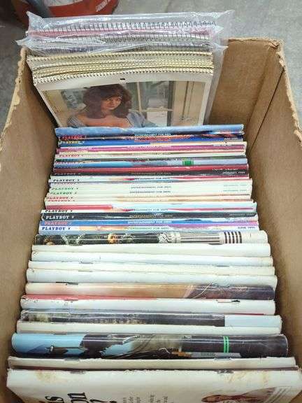 LOT OF ASST'D ADULT COLLECTOR MAGAZINES & CALENDARS - Isabell Auction