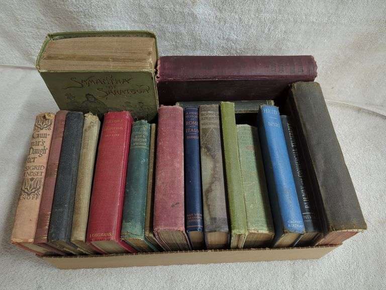 LOT OF ASST'D VINTAGE HARDBACK BOOKS - Isabell Auction