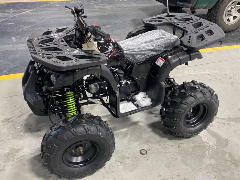 2022 Small MX 125 Kids ATV Black - assembled for display purposes only ...