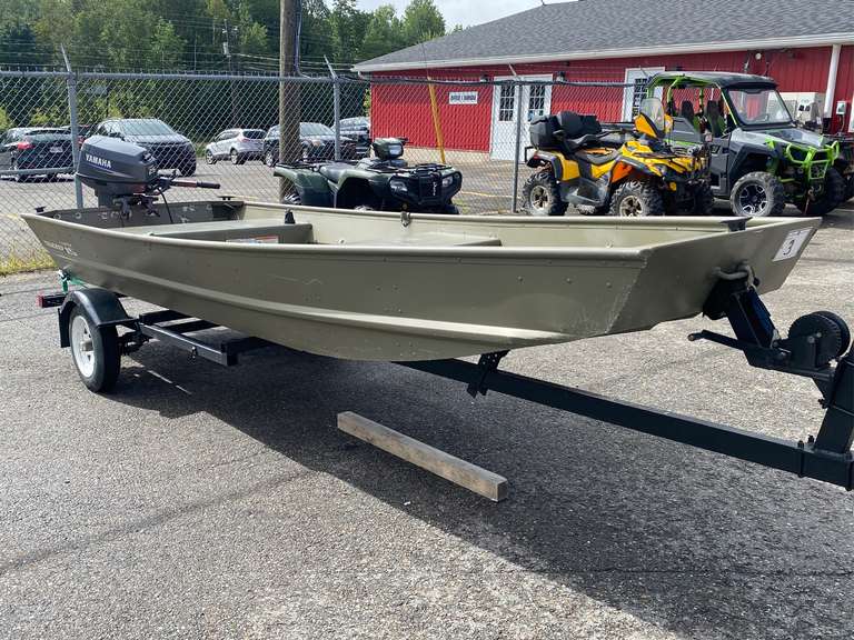 2016 Tracker Topper 15 Jon Boat and Trailer - Jardine Auctioneers