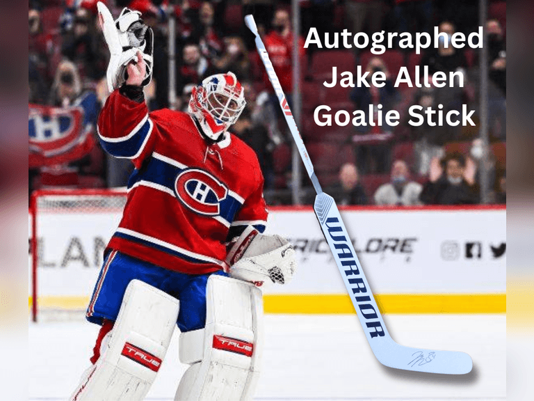 Autographed Jake Allen Hockey Stick - Jardine Auctioneers