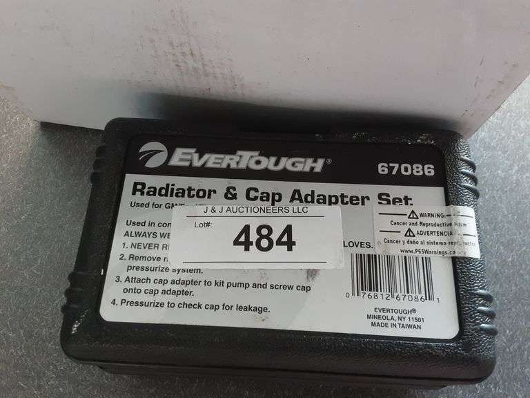 Radiator Cap Adapter Pressure Tester - J&J Auctioneers LLC