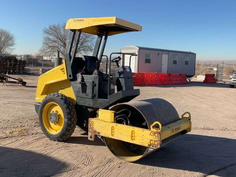 2015 Bomag BW 124 DH4 Vibratory Smooth Drum Compactor - Albuquerque N.M ...