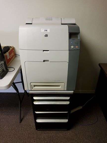 HP Color LaserJet 4700dn Printer - J&J Auctioneers LLC