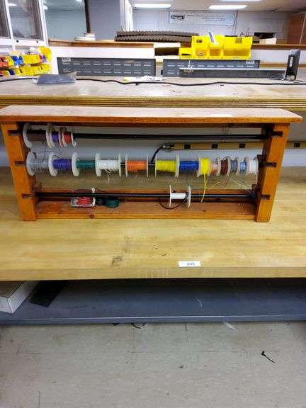 Electrical wire rack with wire - J&J Auctioneers LLC