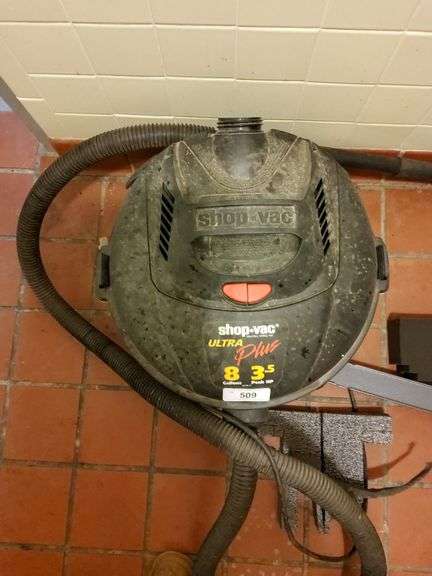 Ultra plus shop vac - J&J Auctioneers LLC
