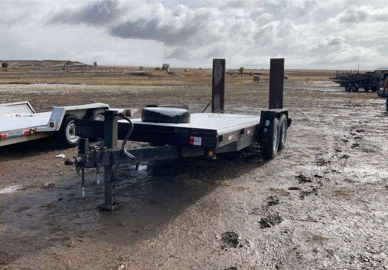 2001 Kief 18ft Utility Trailer - J&J Auctioneers LLC