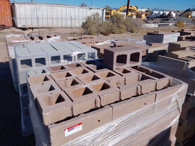 Pallet CMU Block - J&J Auctioneers LLC